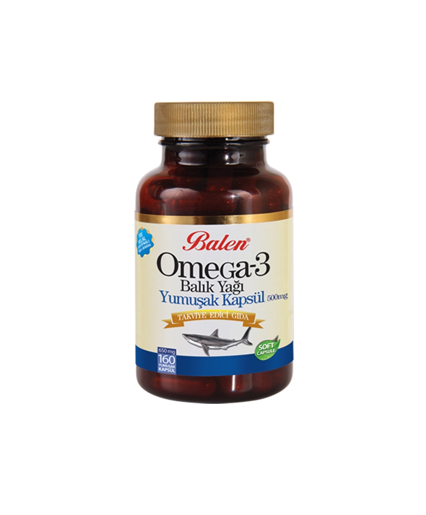 Balen Omega 3 Balık Yağı Yumuşak Kapsül 650 mg* 160 | Omega 3 İçeren ...