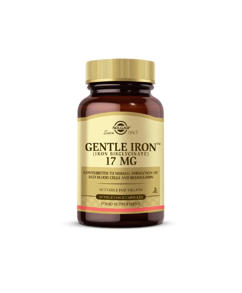 Solgar Gentle İron 17 Mg 90 V-Kapsül - NaturaLux
