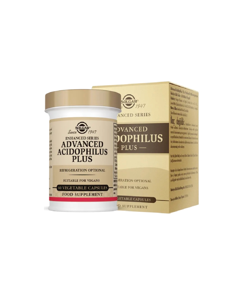 Solgar Advanced Acidophilus Plus 60 Kapsül | Sindirim Sistemini ...